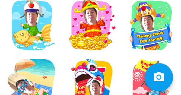 Tạo sticker miễn phí trên điện thoại để gửi tin nhắn chúc Tết vui nhộn ...