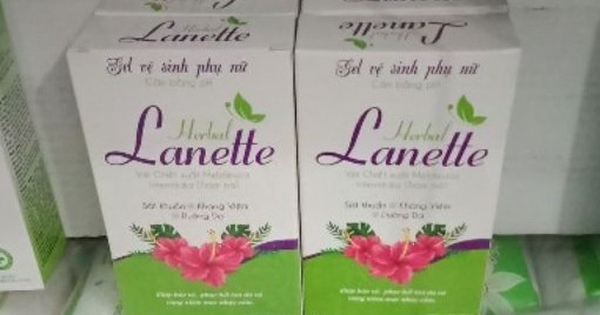 Gel vệ sinh phụ nữ Lanette herbal bị thu hồi, đình chỉ lưu hành