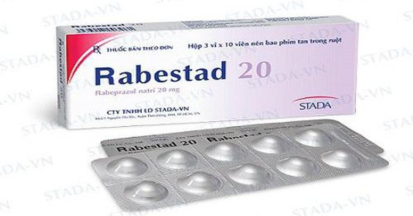 Thu hồi lô thuốc điều trị trào ngược dạ dày thực quản Rabesta 20